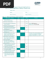 Bunkering Safety Checklist | PDF | Diesel Fuel