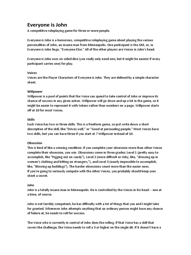 Everyone Is John | PDF | Self Control | Self-Management