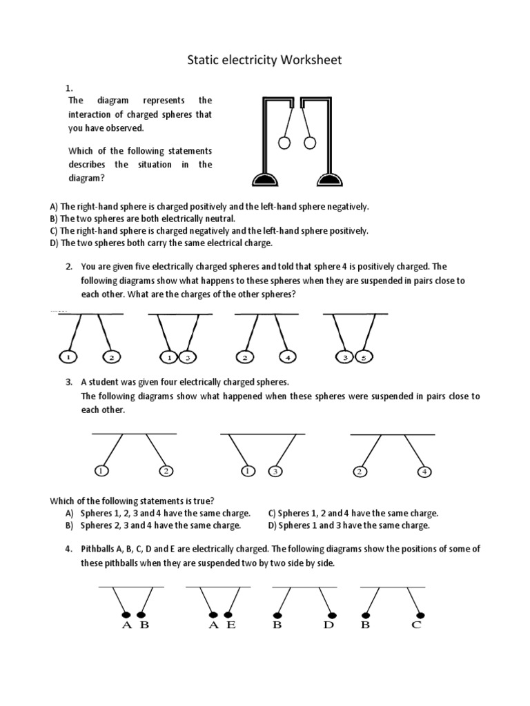 Understanding Static Electricity Through Hands-On Demonstrations | PDF ...