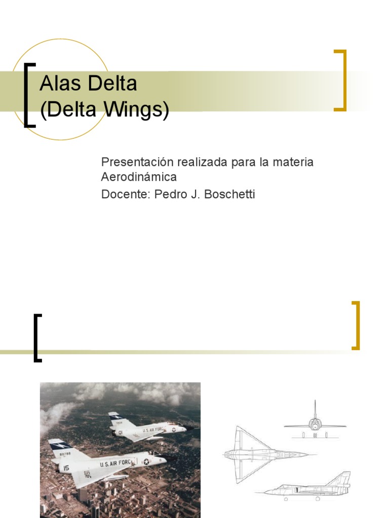 Alas Delta | PDF | Ala | Aerodinámica