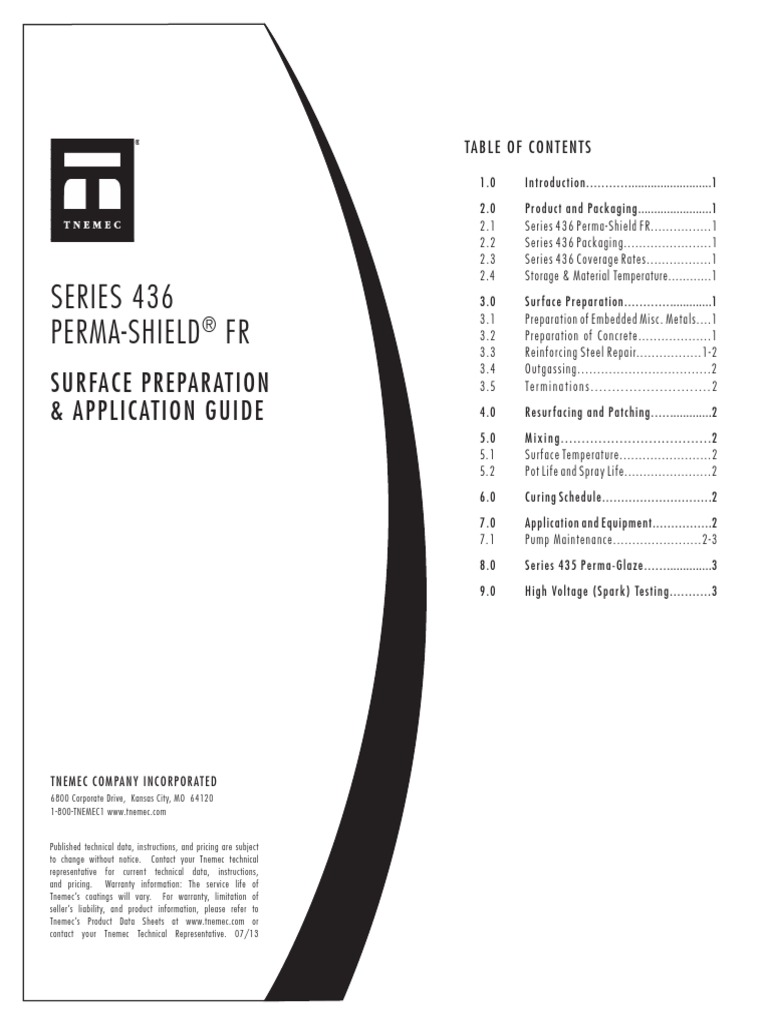 Series 436 Perma-Shield FR: Surface Preparation & Application Guide ...