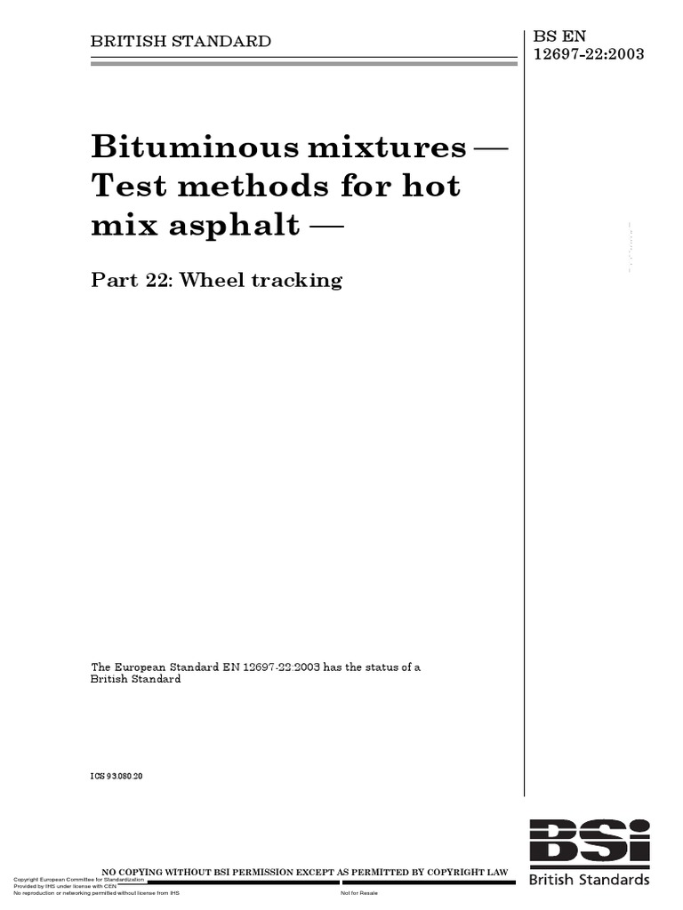 En-12697-22-2003-Bituminous Mixtures Test Methods For Hot Mix Asphalt ...
