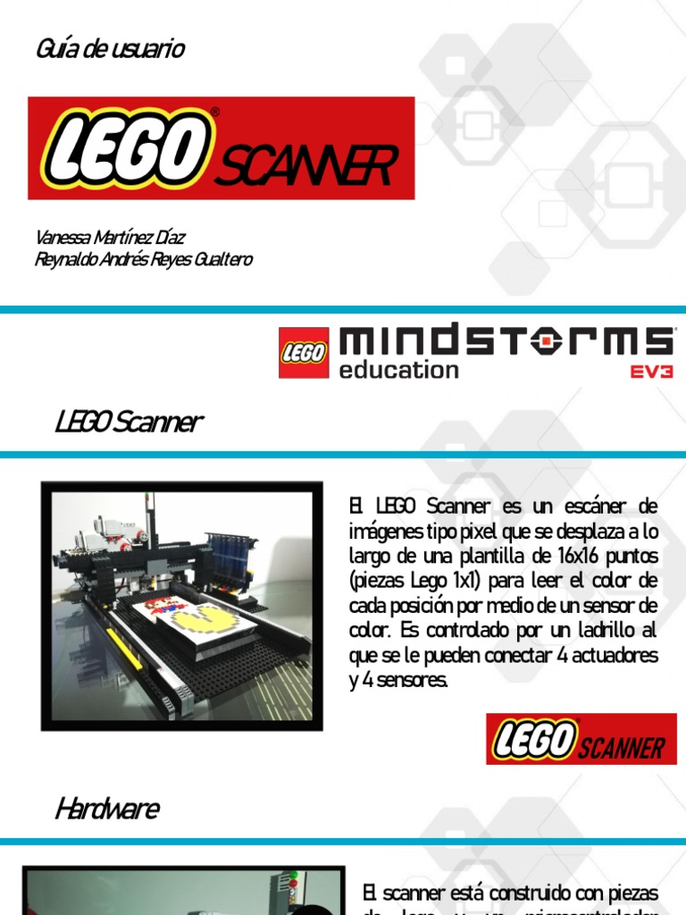 Lego Scanner User Guide | PDF | Píxel | Arquitectura de Computadores
