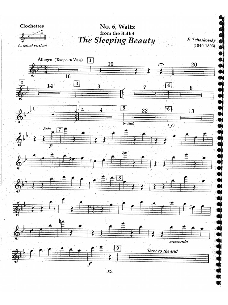 Tchaikovsky - Sleeping Beauty Ballet | PDF