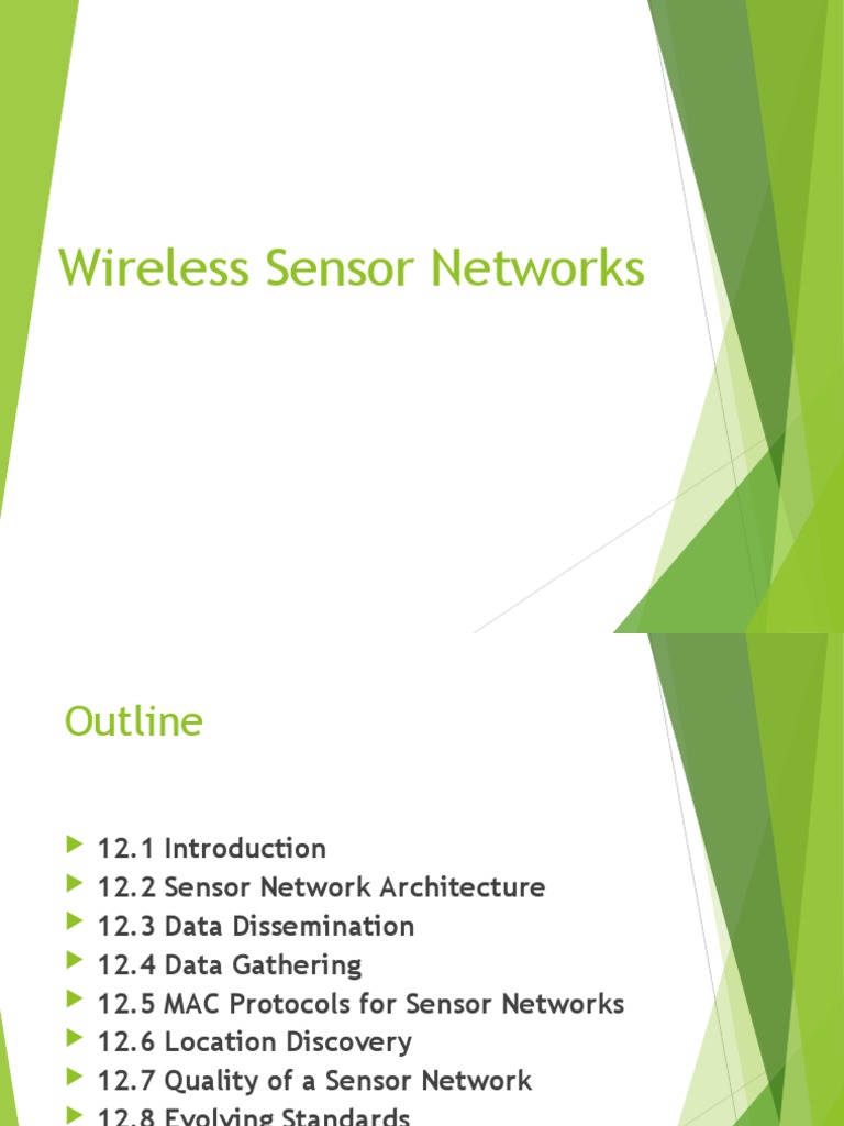 Wireless Sensor Networks | PDF | Wireless Sensor Network | Routing