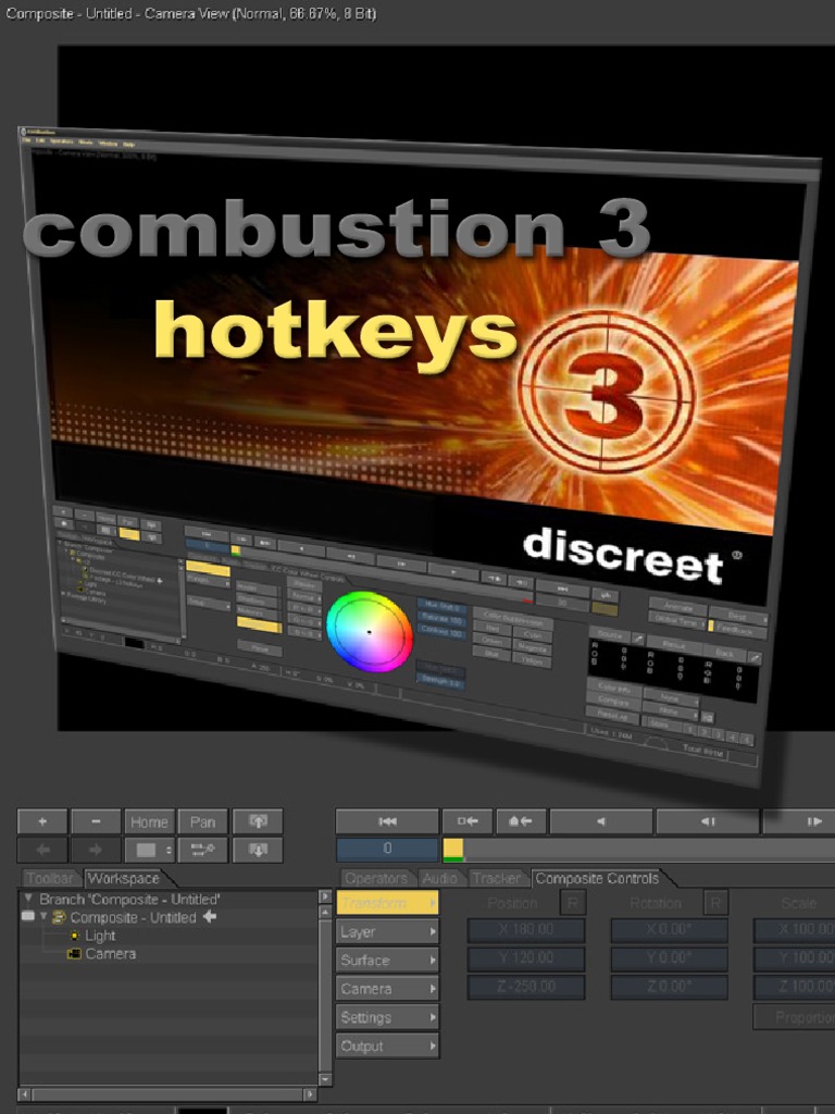 Combustion 3 Hotkeys | PDF | Keyboard Shortcut | Human–Computer Interaction