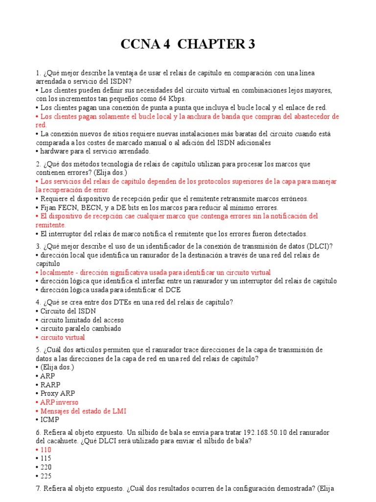 CCNA 4 Capitulo 3 | PDF