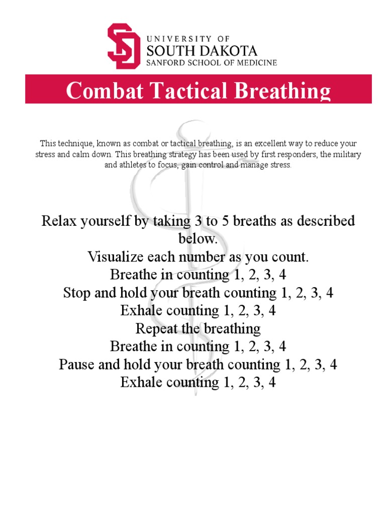 Combat Tactical Breathing | PDF | Wellness