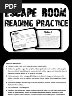 Escape Room- Answer Key | PDF