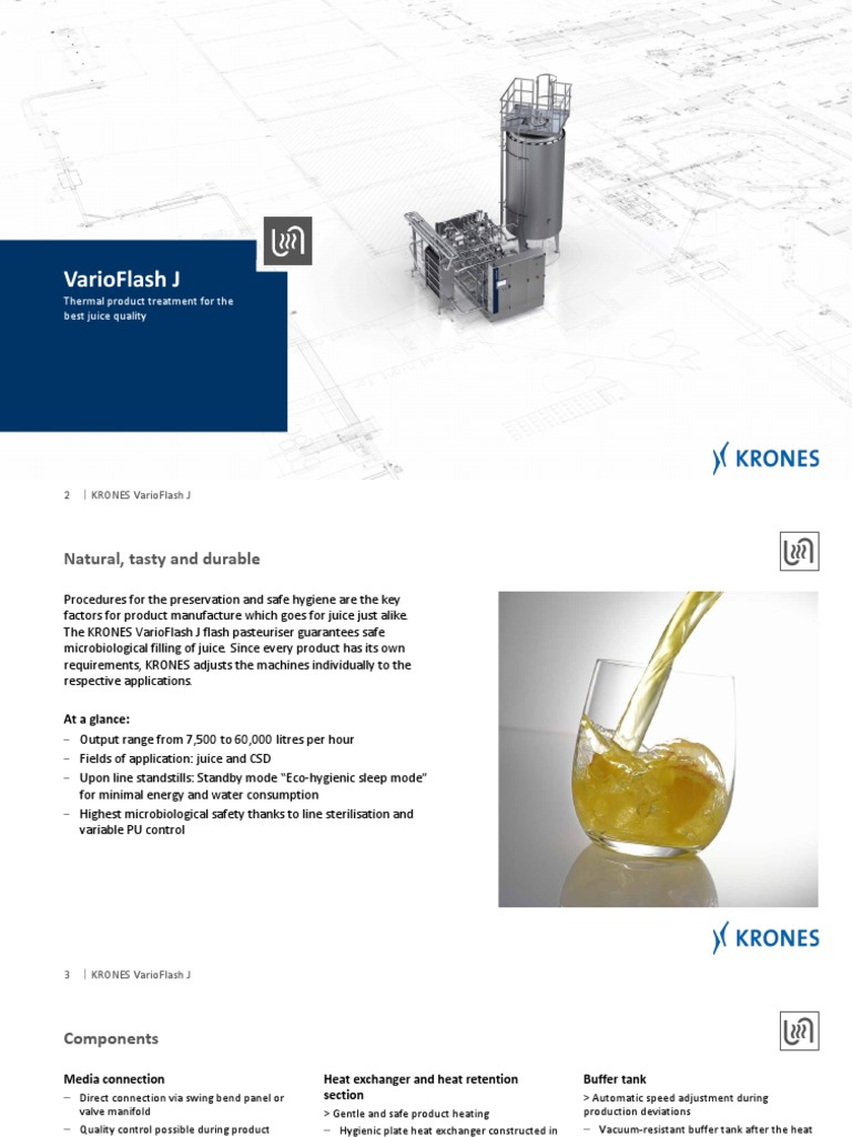 Varioflash J en Krones | PDF