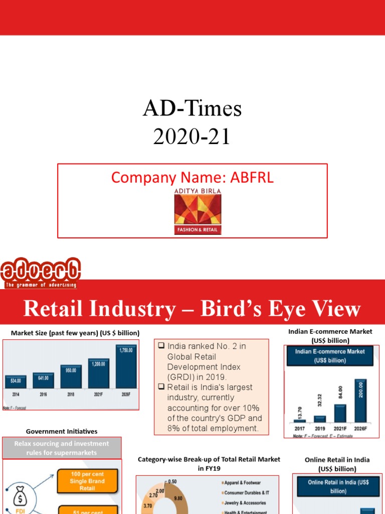 ADTimes 2020 ABFRL | PDF | Business