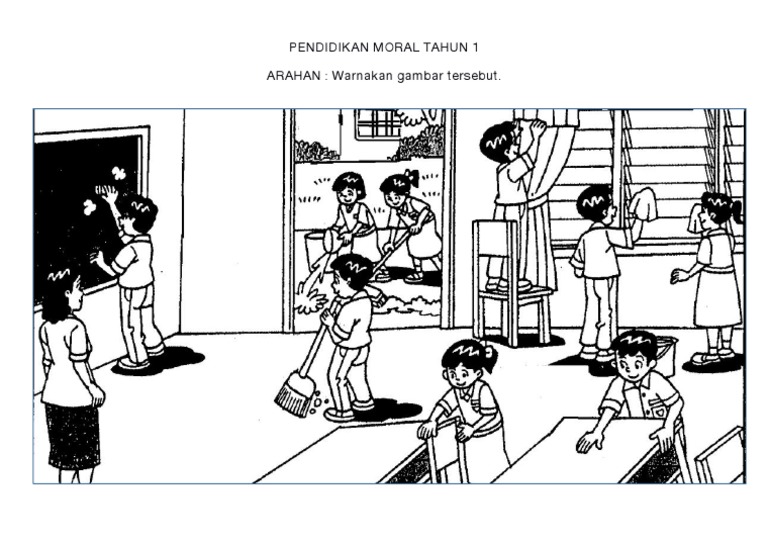 PENDIDIKAN MORAL TAHUN 1 (Tugasan) | PDF