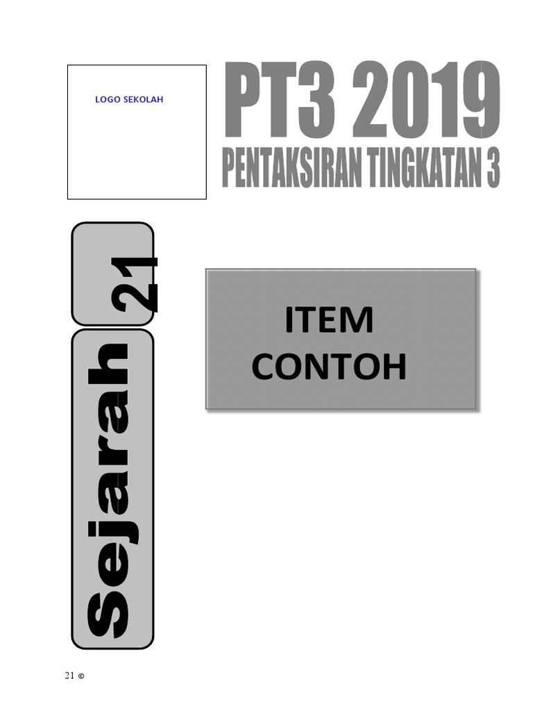 Item Contoh PT3 | PDF