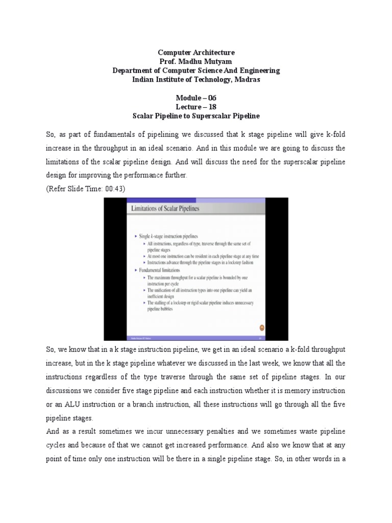 Lec 18 | PDF | Parallel Computing | Central Processing Unit
