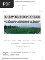 SFAS PT Handbook PDF | PDF | Physical Fitness | Physical Exercise