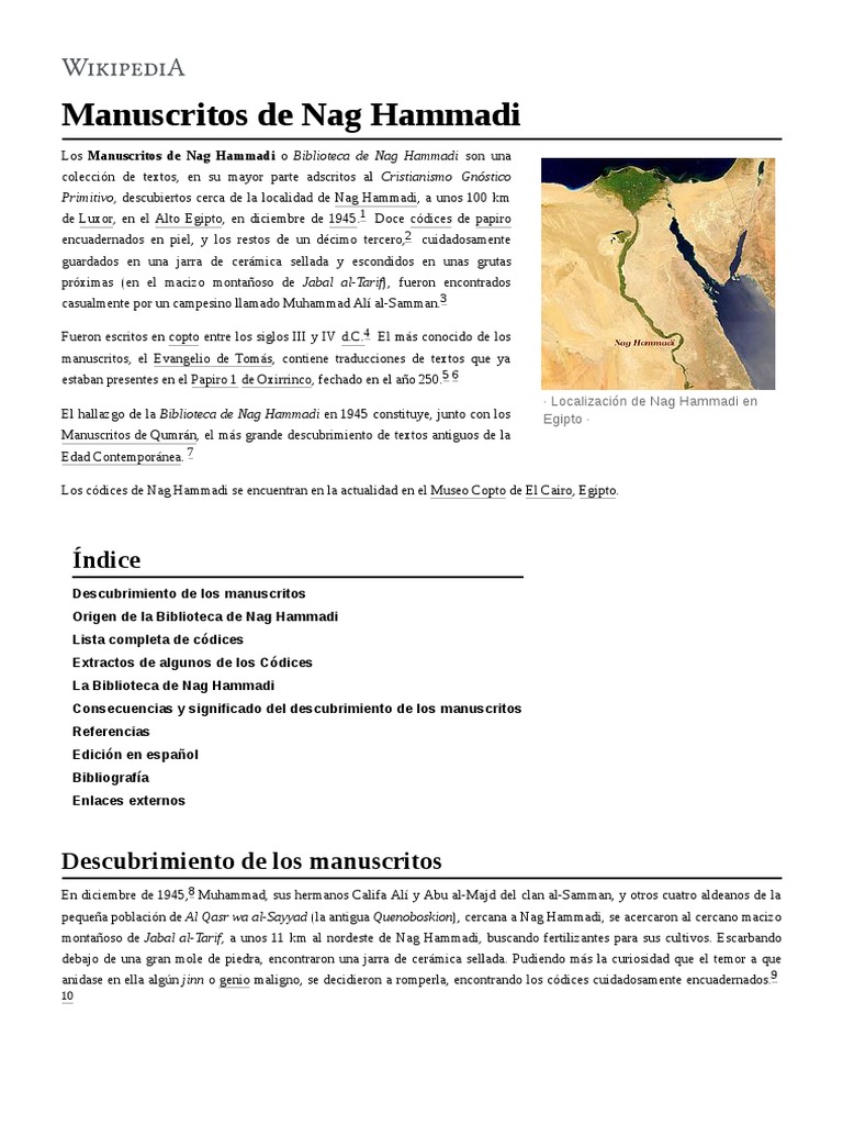 Manuscritos de Nag Hammadi | PDF