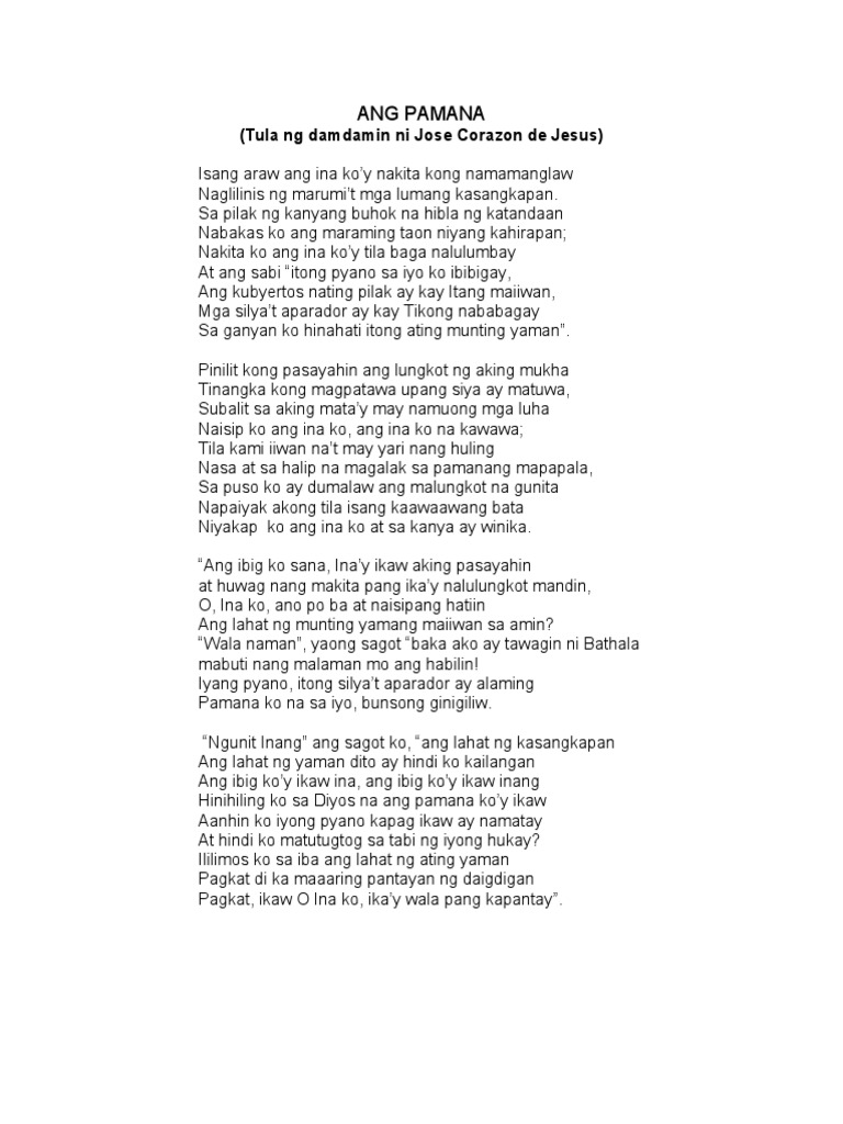 Ang Pamana | PDF