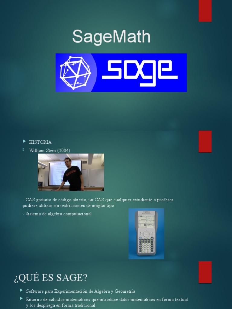 Sage Math | PDF | Métodos y materiales de enseñanza | Informática