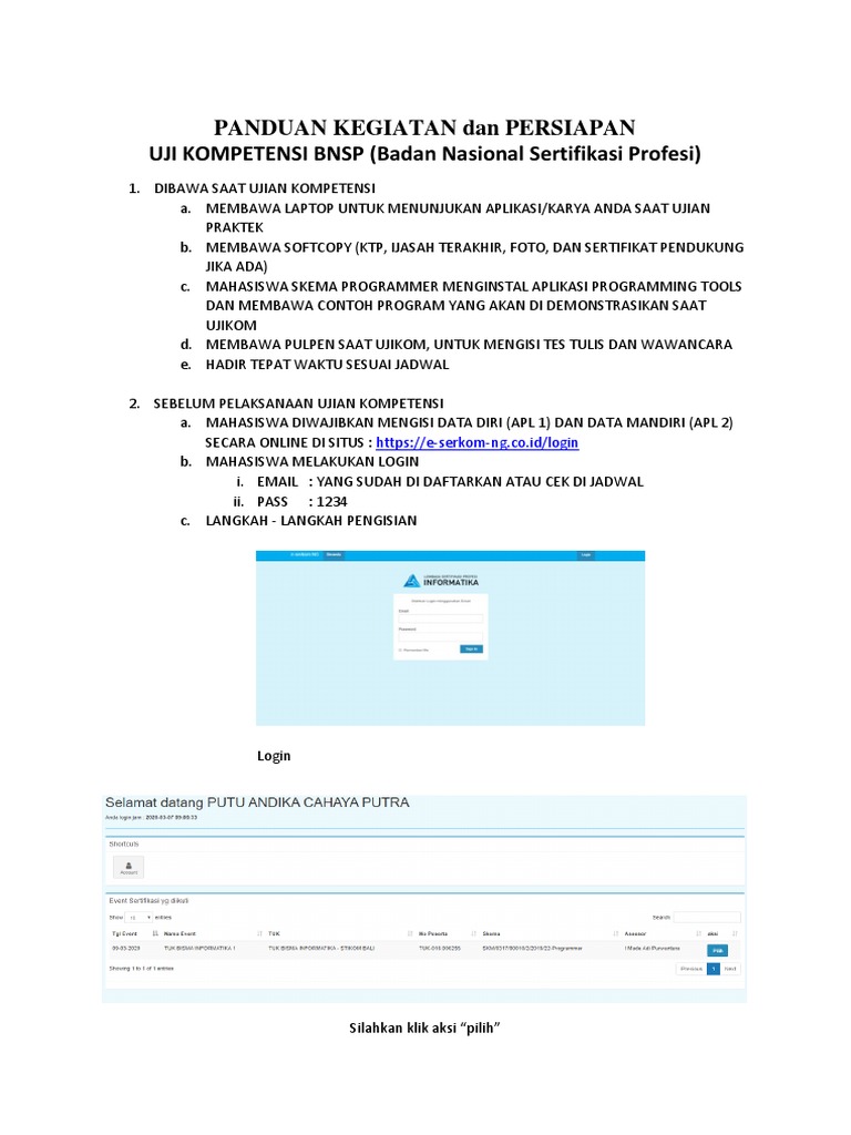 Panduan Skema Programmer Tahun 2020 | PDF