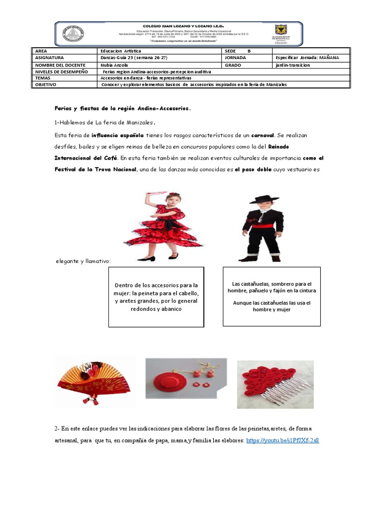 Ferias y Fiestas de La Region Andina | PDF