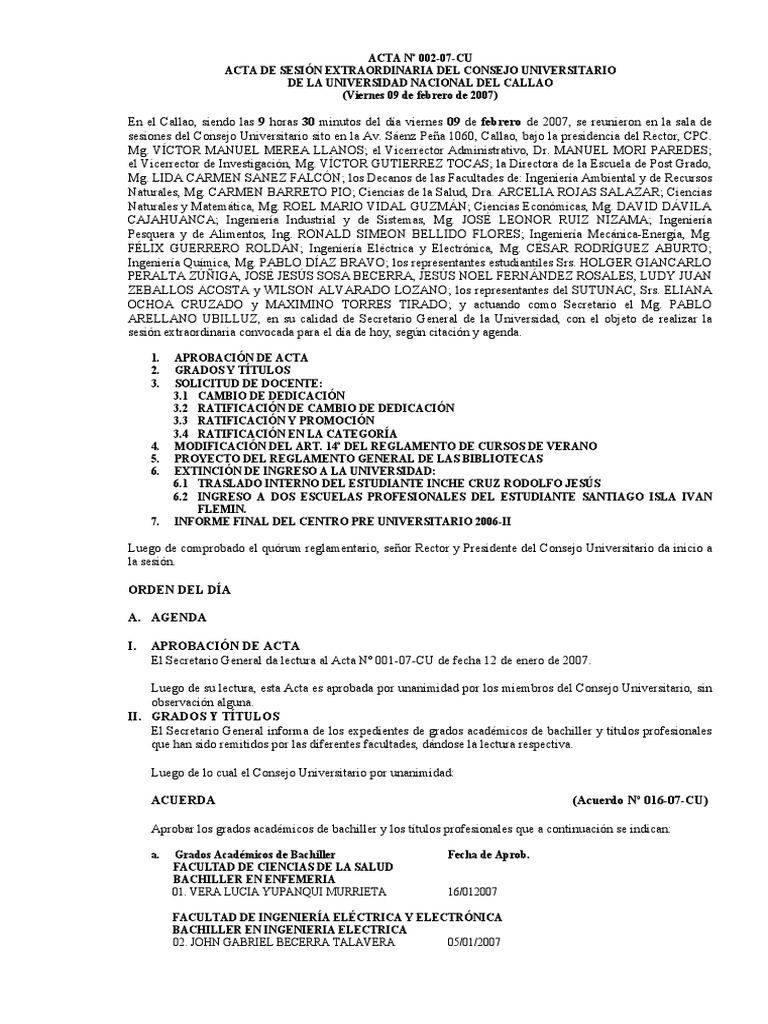 Acta 002 SE | PDF | Universidad | Maestros