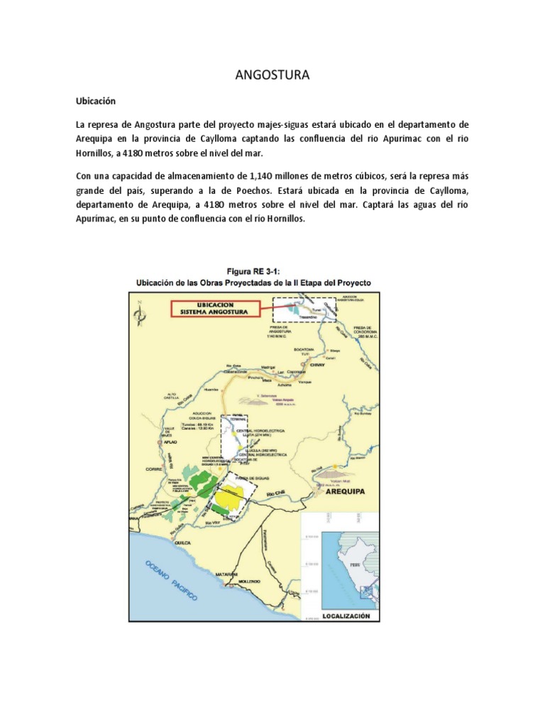 ANGOSTURA | PDF | Represa | Túnel