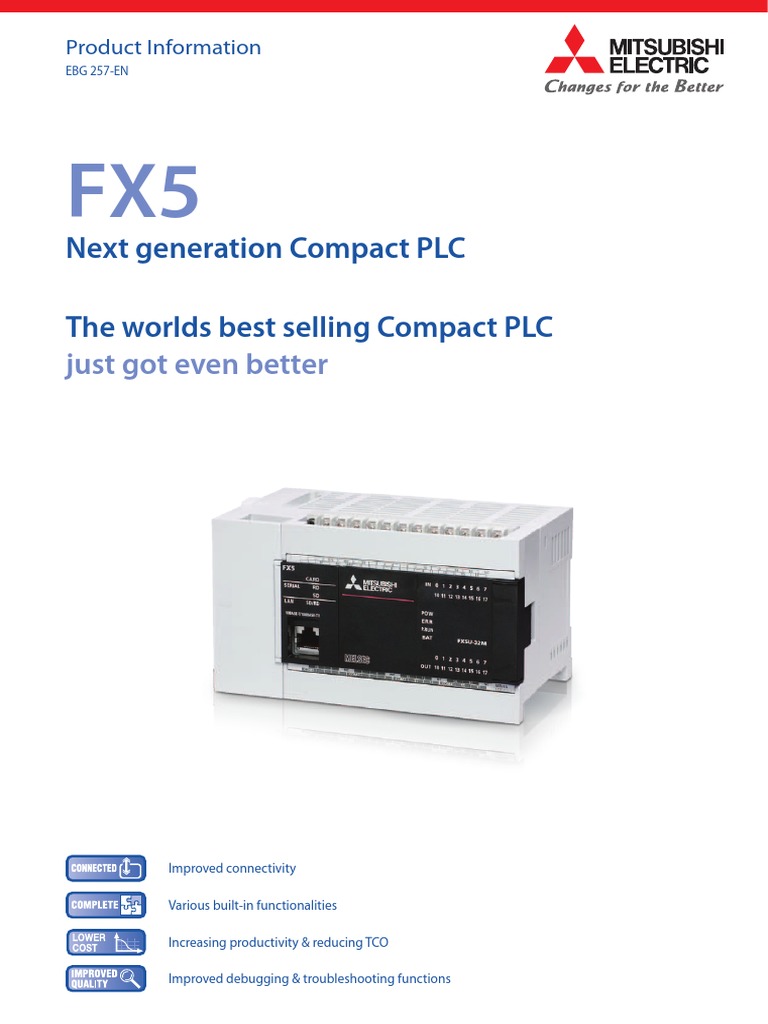 Next Generation Compact PLC FX5 | PDF | Programmable Logic Controller ...