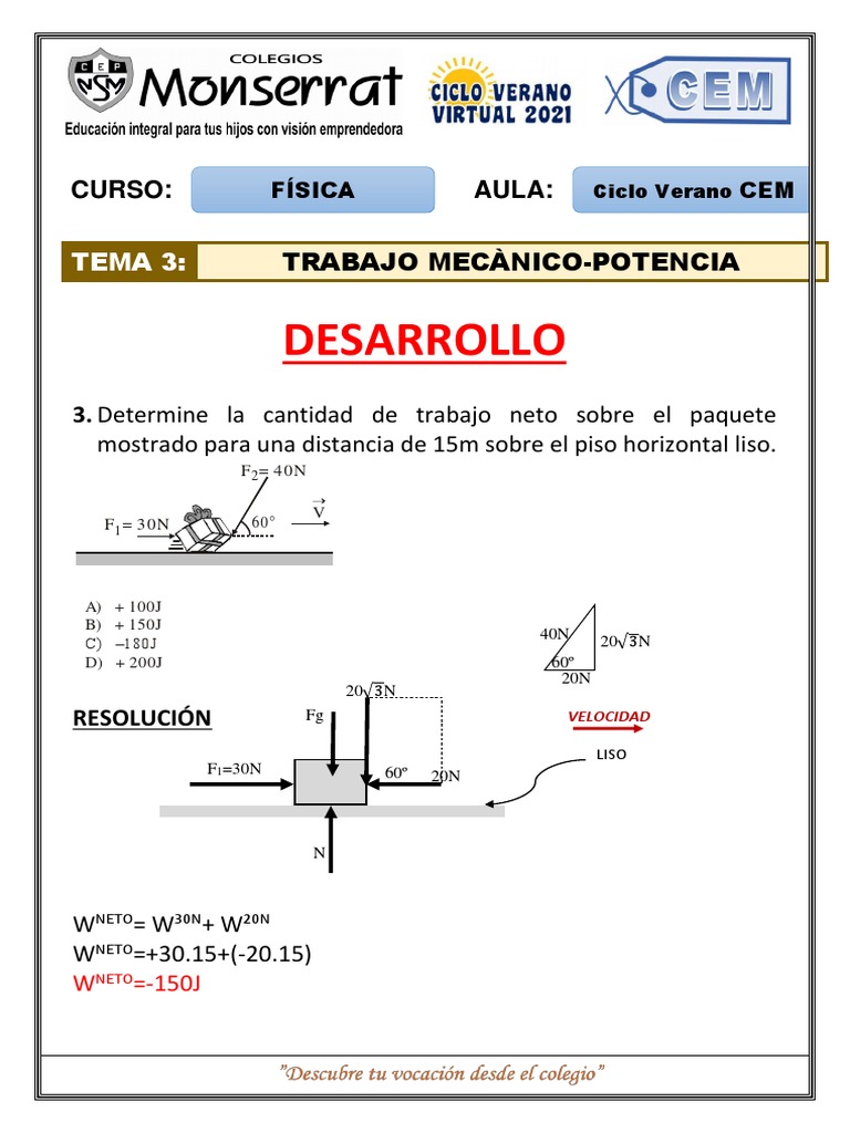 Desarrollo Práct Dirigida Tema 3 | PDF | Ciencias fisicas | Ingeniería mecánica