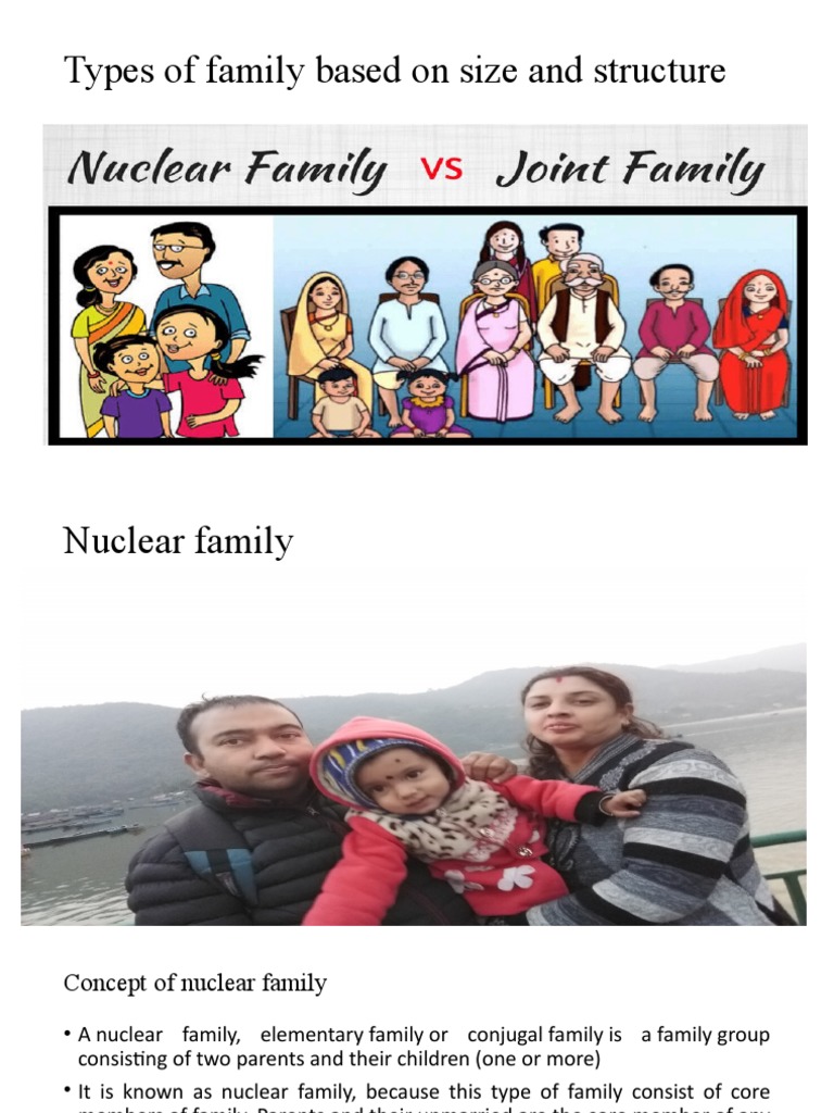 Types of families based on size and structure | PDF | Family | Parent