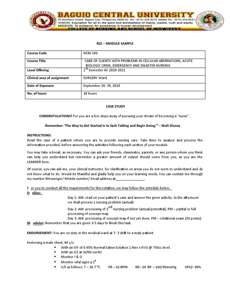 Nursing Case Study: Cholecystitis Care | PDF | Wellness | Medical