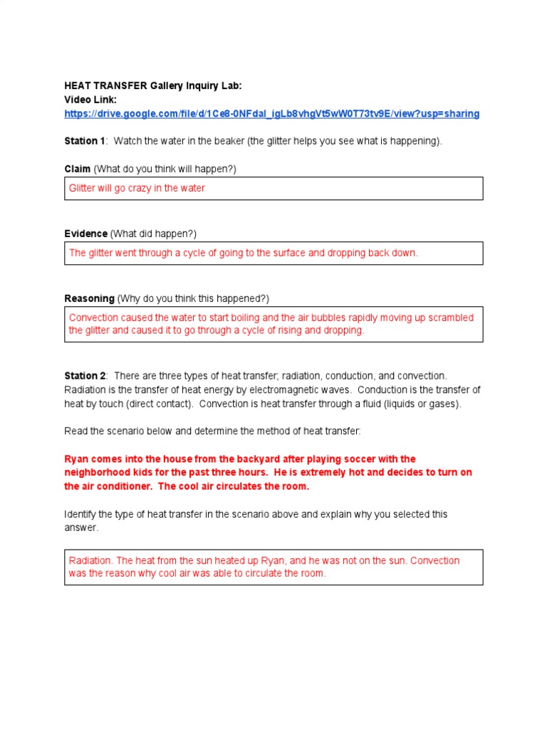 Melanie Lin - Heat Transfer Lab - 9055340 | PDF | Heat Transfer ...
