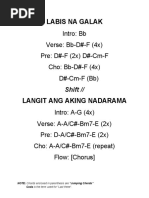 Ang Huling El Bimbo Chords Guide | PDF | Elements Of Music | Musical Forms
