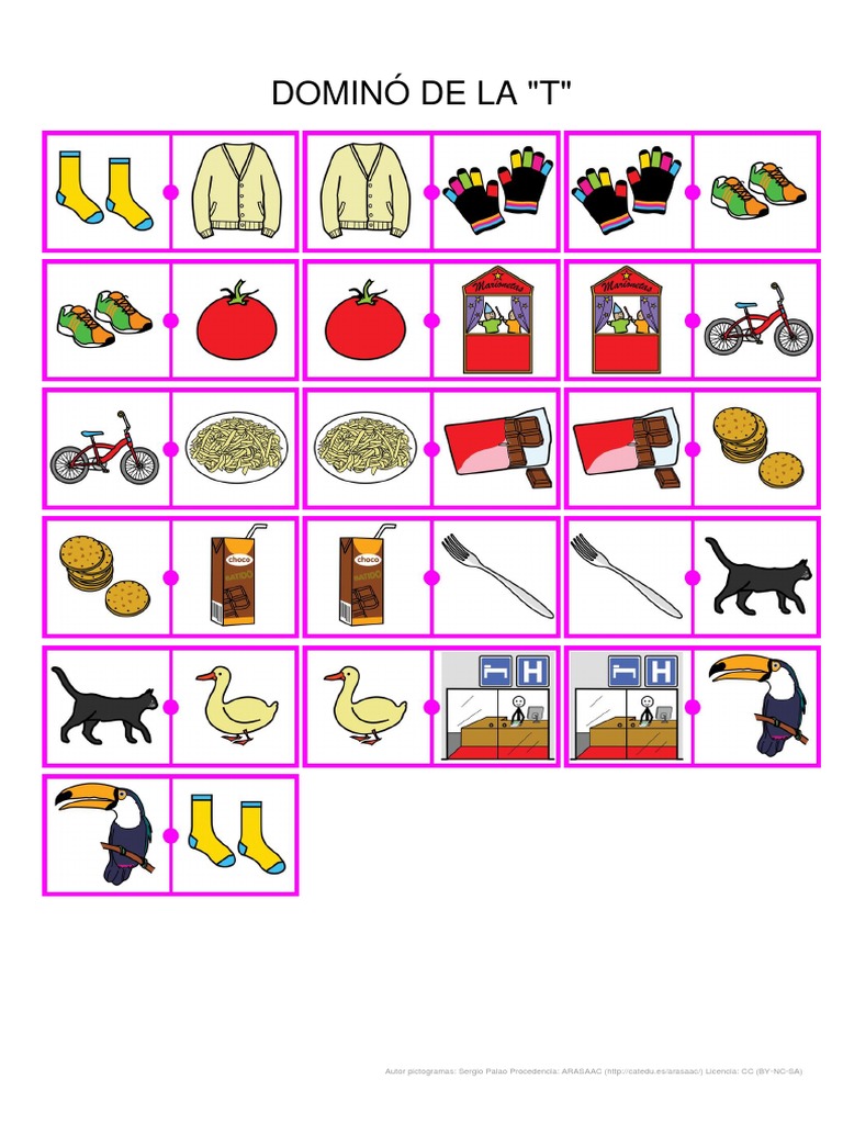 Fonema T Domino | PDF