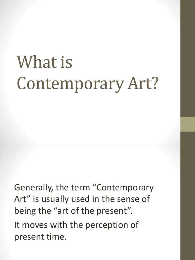 Contemporary and Modern Art | PDF | Aesthetics | Paintings