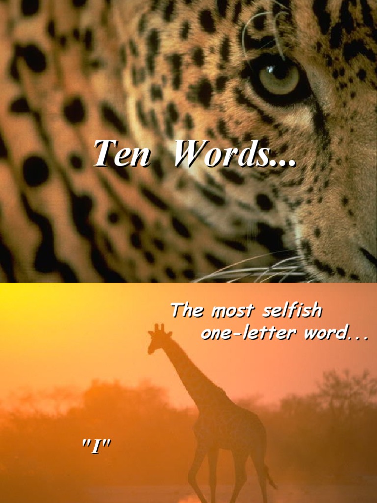 10 Words | PDF