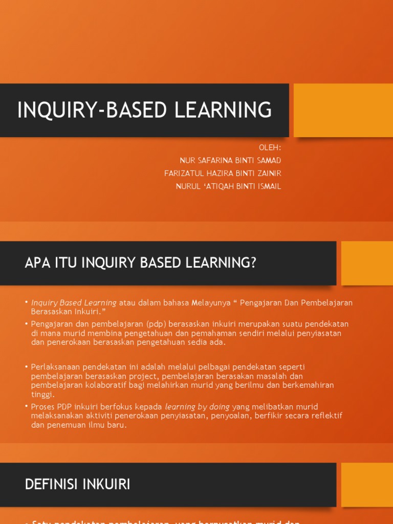 Inquiry Based Learning | PDF