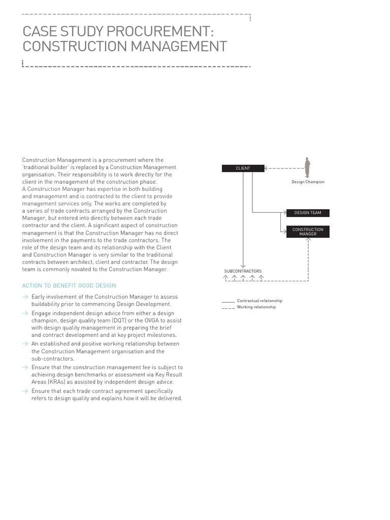 Construction Management Case Study: Sidney Myer | PDF | Economies ...