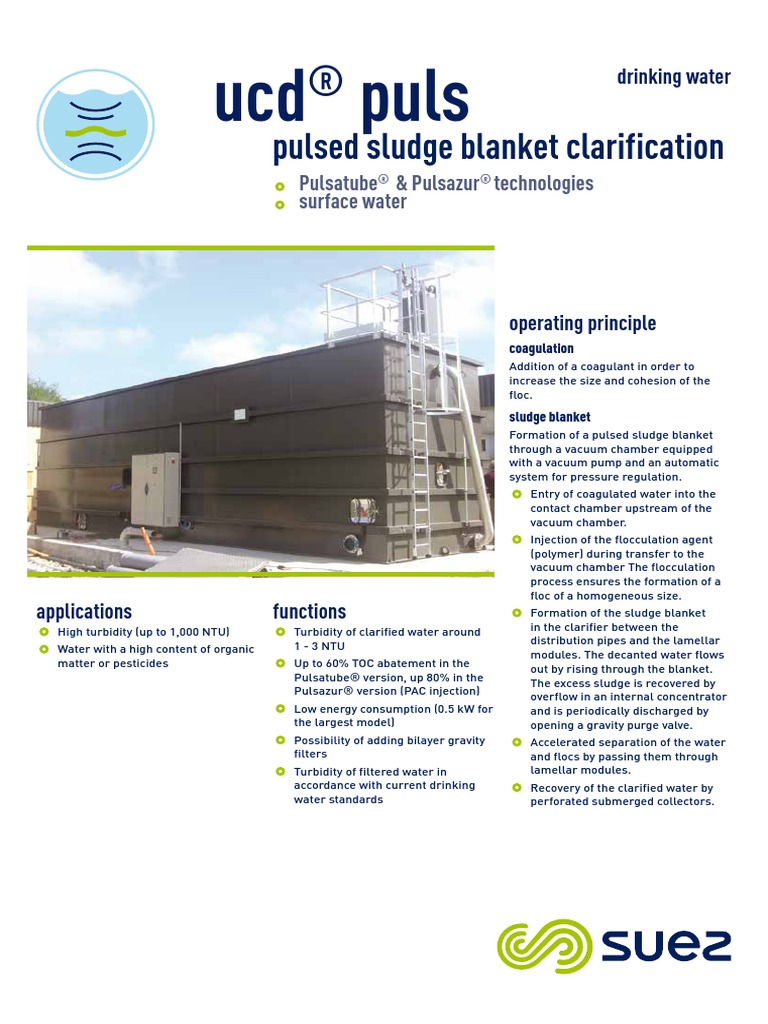 Ucd Puls: Pulsed Sludge Blanket Clarification | PDF | Chemical ...