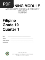 Grade 8 Third Quarter Lesson Guide | PDF