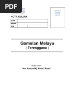 Elemen Muzik, Ciri-Ciri Muzik Dan Peranan Gamelan | PDF