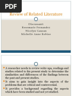 Overview of "FOREIGN RELATED Literature & Local Related Literature ...