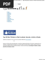 RRL Academic Search Engines | PDF | Academic Journal | Libraries