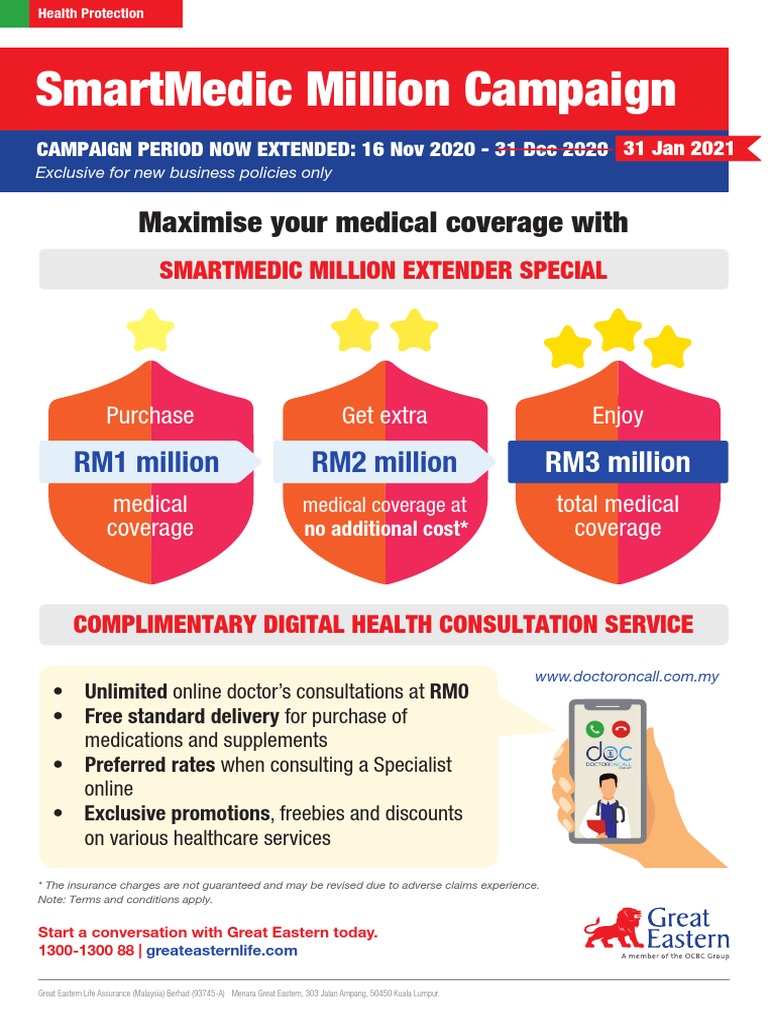 Smartmedic Million Campaign: Maximise Your Medical Coverage With | PDF | Life Insurance | Insurance
