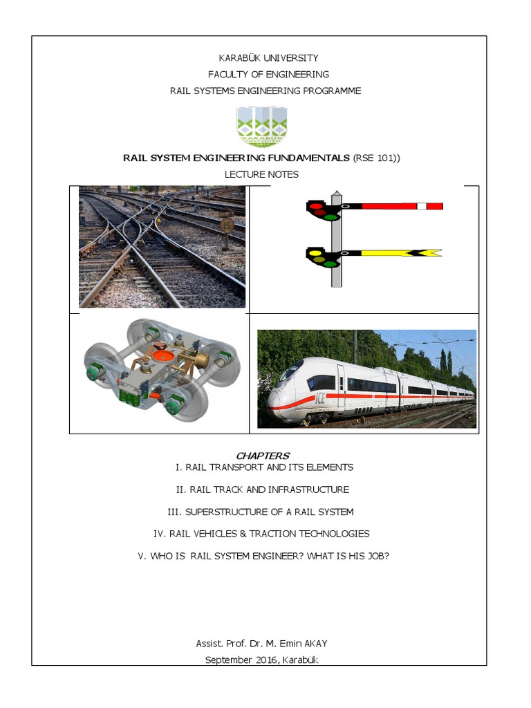 Rail System Engineering Fundamentals 65 | PDF | Track (Rail Transport) | Rail Infrastructure