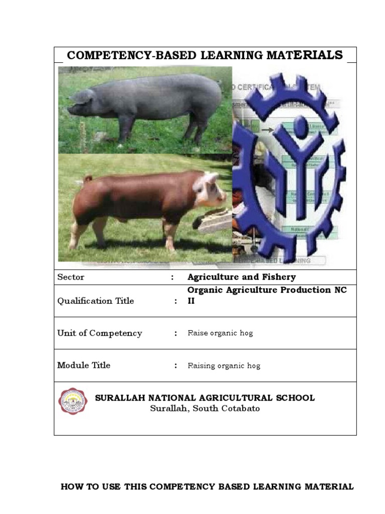 Organic Hog Production | PDF | Domestic Pig | Pig