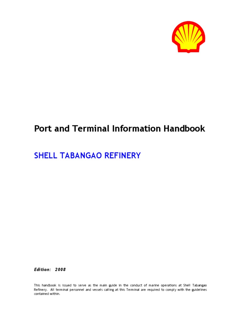 Tabangao Port Terminal Information Handbook | PDF | Oil Tanker | Ships