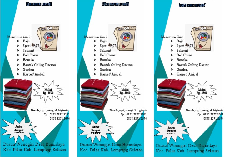 Brosur Laundry | PDF