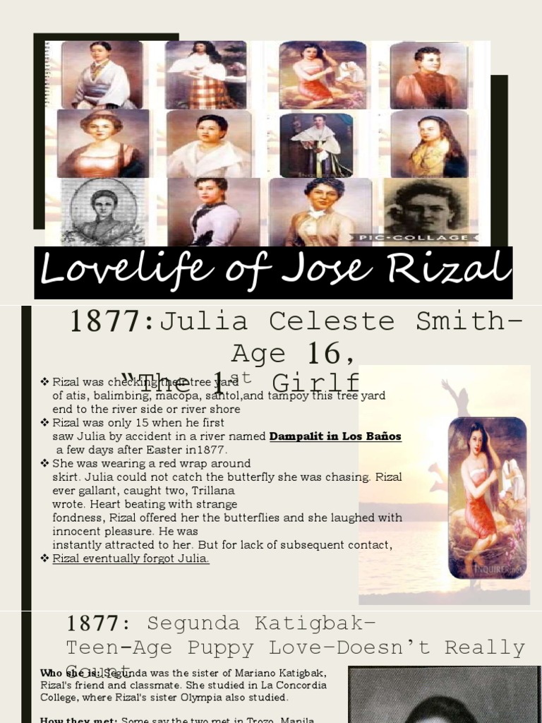 Lovelife of Jose Rizal | PDF | Philippines