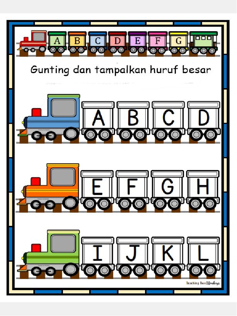 Latihan Abjad Dan Nombor Genap | PDF