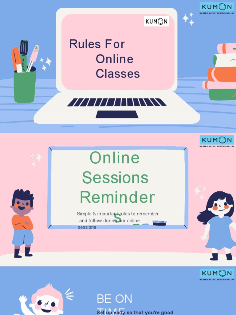 Online Classes - Tips To Follow During Online Sessions | PDF